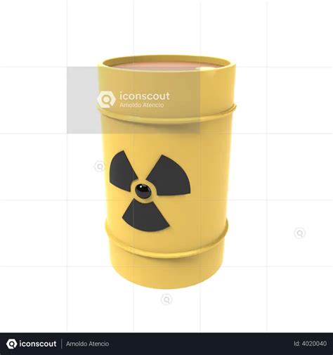 Radioactive Container 3d Illustration Download In Png Obj Or Blend Format