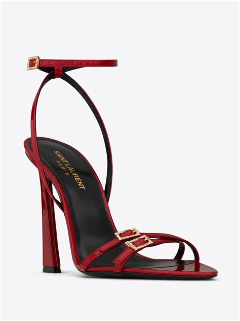 Saint Laurent Nuit 110 High Heeled Sandals Farfetch