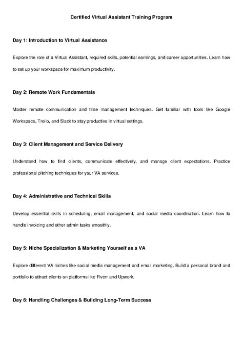 Certified Virtual Assistant Training Program Learn How To Set Up Your