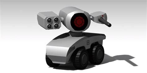 自主军用机器人 Catia 模型图纸下载 懒石网