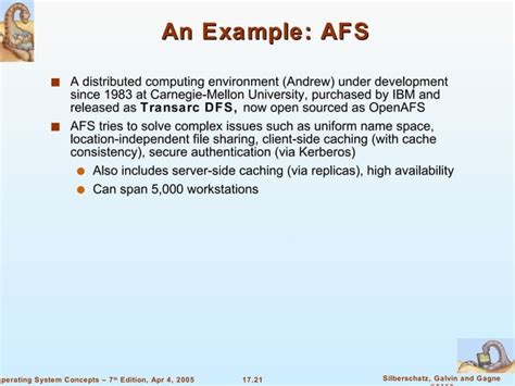 Chapter 17 Distributed File Systems Ppt