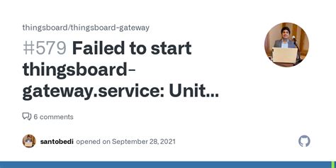 Failed To Start Thingsboard Gateway Service Unit Thingsboard Gateway Service Not Found Issue