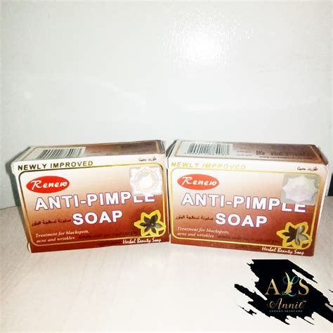 Original Renew Anti Pimple Soap Treatment For Black Spot Acne Annie