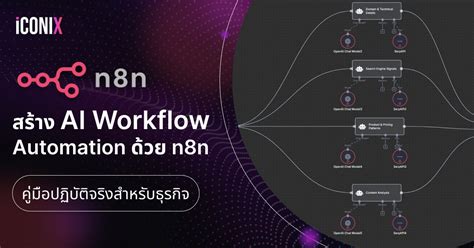 สร้าง Ai Workflow Automation ด้วย N8n คู่มือปฏิบัติจริงสำหรับธุรกิจ Iconix