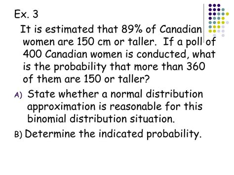 Ppt 84 Normal Approximation To The Binomial Distribution Powerpoint
