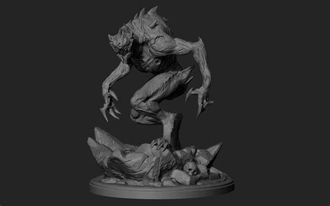 Doom Fan Art Prowler Zbrushcentral
