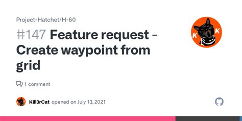 Feature Request Create Waypoint From Grid Issue 147 Project