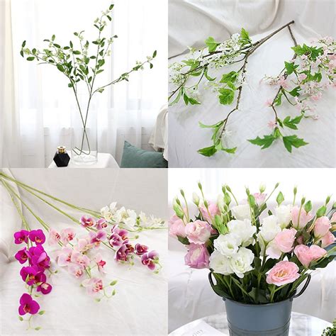인테리어 조화 장식 소품 조화가지 엔카이셔스 벚꽃 매화 마가렛 꽃가지 티몬
