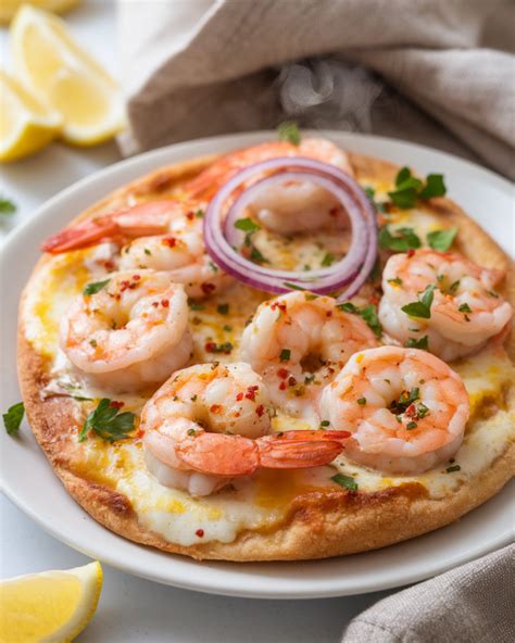 Shrimp Scampi Flatbread Bowl N Balance