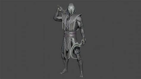 3d Model Noob Saibot Vr Ar Low Poly Cgtrader