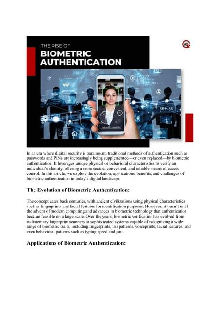 biometric authentication a comprehensive guide[1] pptx
