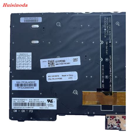 Original Us English Backlit Keyboard Black For Len Vicedeal