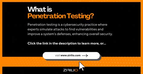 Zirilio On Linkedin Penetration Testing For Cyber Security Zirilio Australia