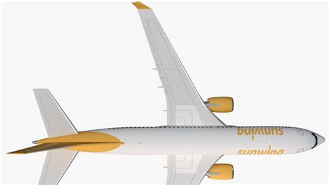 Sunwing Boeing 737 Max 8 3d Model Download Airliner On