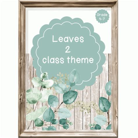 Intermediate Class Theme Leaves 2 Clever Wolfee
