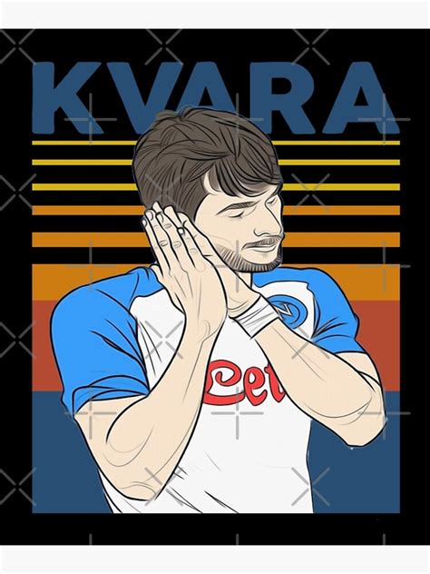 Khvicha Kvaratskhelia Kvara Art Print For Sale By Cute55 Redbubble