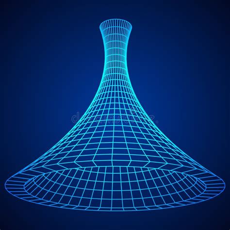 Wireframe Mesh Funnel Stock Vector Illustration Of Pattern 98023938