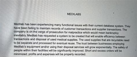Solved Write A Detailed Decription Of Your Buisness Rules Chegg