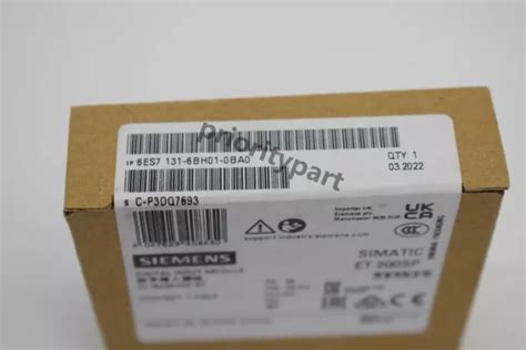 SIEMENS SIMATIC ET 200SP 6ES7 131 6BH01 0BA0 Digital Input Module