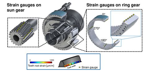Strain Gauge Positions For Gear Load Distribution Evaluation [11] Download Scientific Diagram
