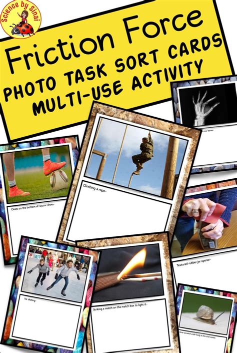 Friction Force Multi Use Photo Prompt Cer Sort Task Cards