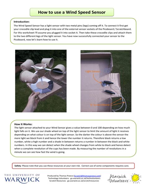 How To Use A Wind Speed Sensor