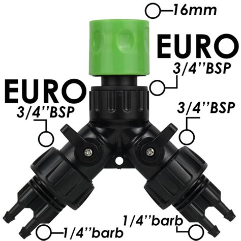 Kesla Garden Water Connector Drip Irrigation For 14 Tubing 47mm
