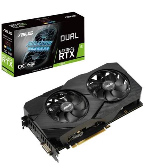 Asus Geforce Rtx 2060 Dual Evo Oc Graphics Card 6gb Gddr6 Nvidia Turin