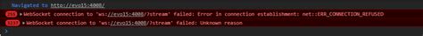 Javascript How To Debug Websocket Connection Error With Unknown Reason Stack Overflow