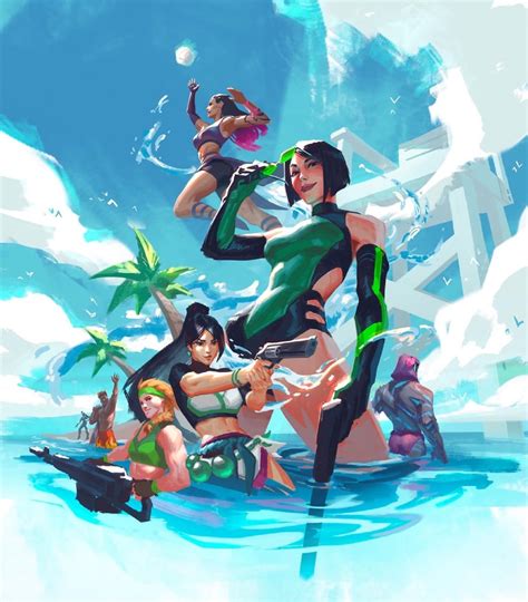Viper Sage Omen Skye Phoenix And 1 More Valorant Drawn By Jeremy