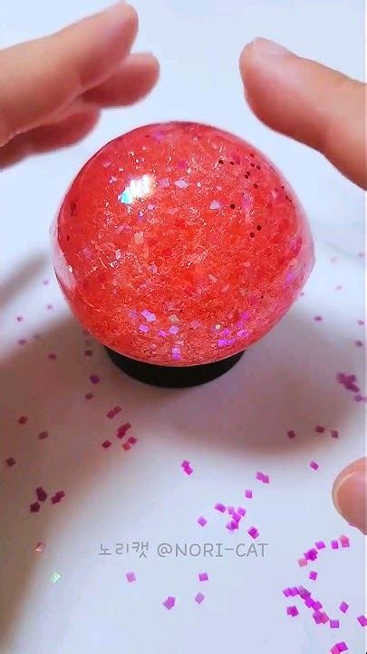🎃할로윈 마녀의 수정구슬🔮 말랑이 Diy Witchs Crystal Bead Squishy With Nanotape
