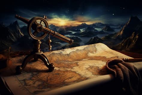 Exploration And Discovery Concept Stock Illustration Illustration Of Telescope Quest 300025380