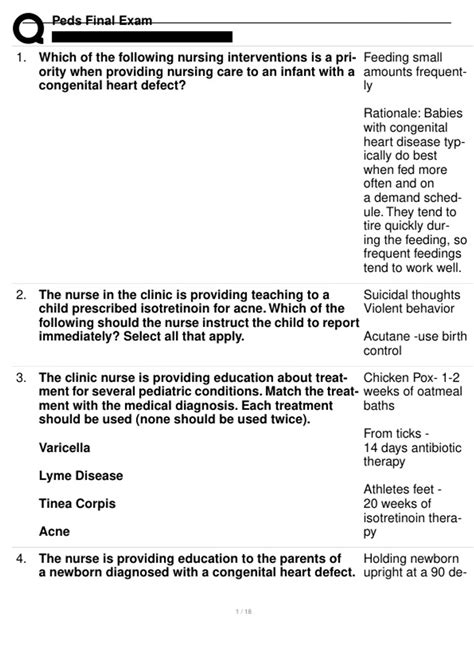 PEDS FINAL EXAM NEWEST ACTUAL EXAM COMPLETE QUESTIONS AND CORRECT DETAILED ANSWERS WITH