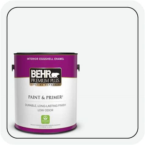 Behr Premium Plus 1 Gal Bl W09 Bakery Box Eggshell Enamel Low Odor