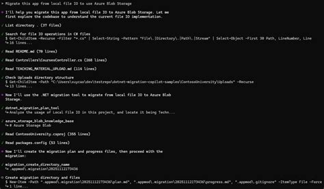 使用 Copilot Cli 中的 Github Copilot 应用现代化将 Net 应用迁移到 Azure Net Microsoft Learn