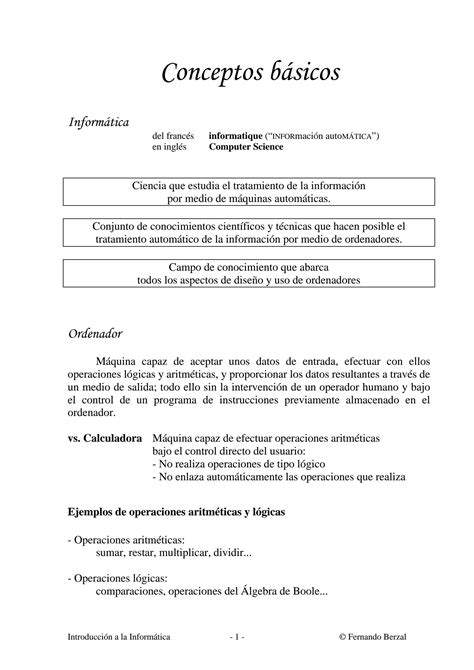 Solution Introducci N A La Inform Tica Studypool