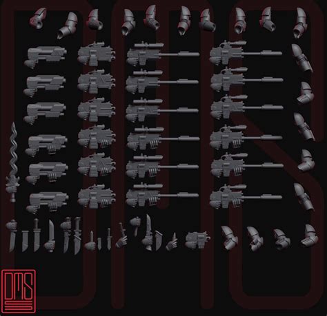 Serpent Elite Weapons 3d Print Model Download Free