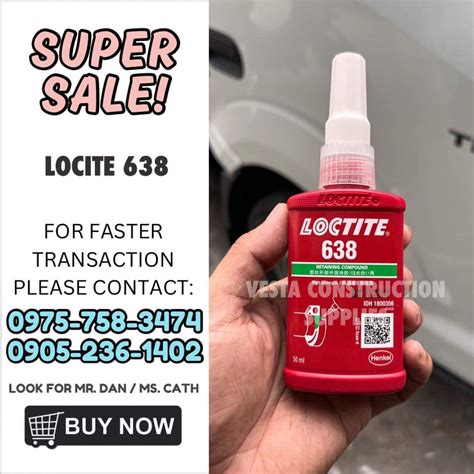 Loctite 638 Commercial And Industrial Industrial Equipment On Carousell