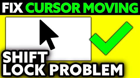 How To Fix Cursor Moving With Shift Lock Problem Roblox 2025 Step