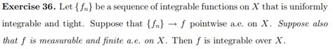 Solved Exercise 36 Let Fn Be A Sequence Of Integrable