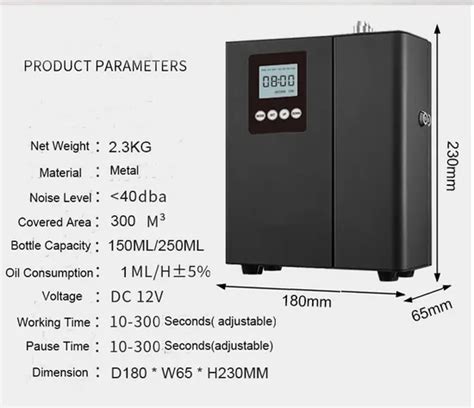 Commercial Aroma Diffuser Waterless Essential Oil Hvac Electric