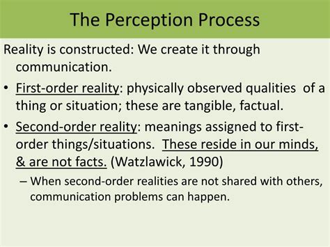 Ppt Ch 4 Perception Powerpoint Presentation Free Download Id2867718