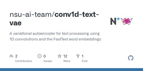 github nsu ai team conv1d text vae a variational autoencoder for