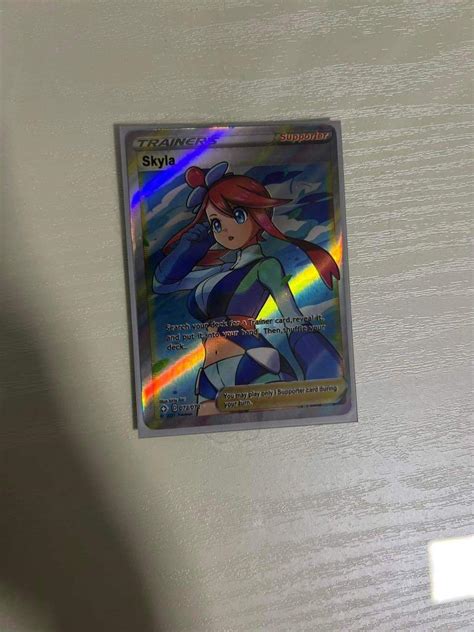 Skyla 7272 Full Art Ultra Rare Trainer Card Shining Fates Set
