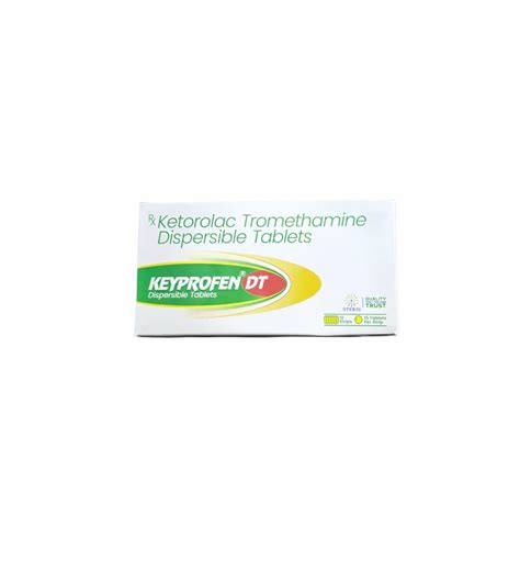 Ketorolac Tromethamine Dispersible Tablets 10 Mg At ₹ 16661strip
