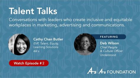 4as Talent Talks Relaunched Episode 2 Deb Wilson Understood Marla Kaplowitz