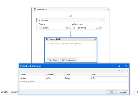 Invoke Code Change Of Content For In Arguments Studio UiPath Community Forum