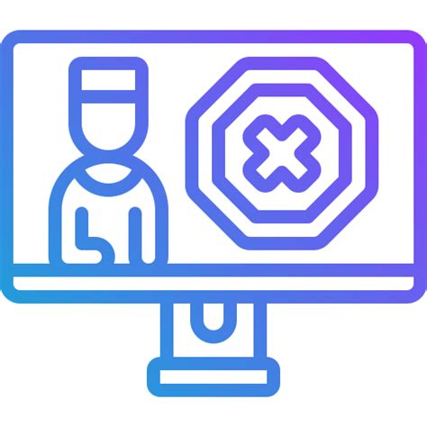 Ad Blocker Generic Gradient Icon