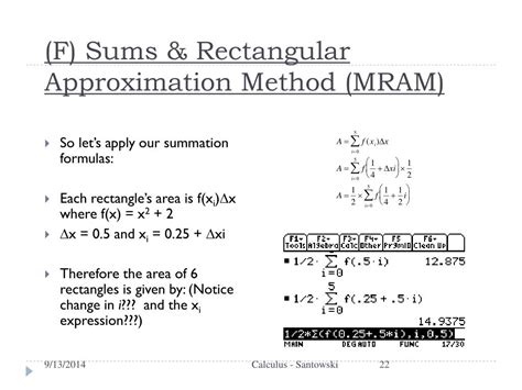 Ppt Understanding Area And Definite Integrals Through Summations In