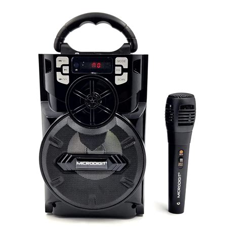 Microdigit Mrs398t 10 Watts Bluetooth Party Speaker With Karaoke Mictf